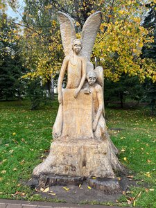 Добро и зло (Samara, alleya Pamyati i Priznaniya Vydayushchegosya vklada uchiteley Samary v vospitaniye dostoynykh grazhdan Rossiyskogo Gosudarstva), park, sokak heykeli  Samara'dan