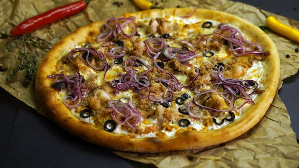 Pizzacılar Bikini pizza, Kaliningrad, foto