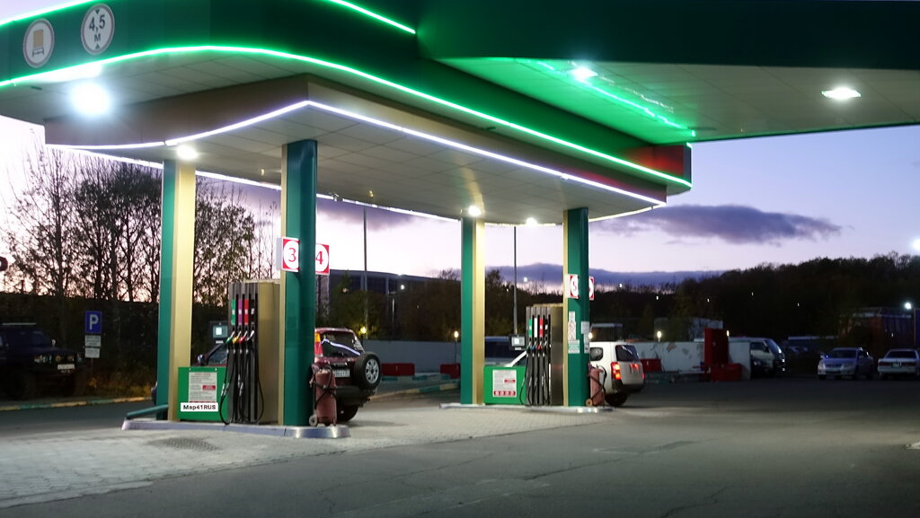 Benzin istasyonu Нефтесоюз Камчатка, Petropavlovsk, foto