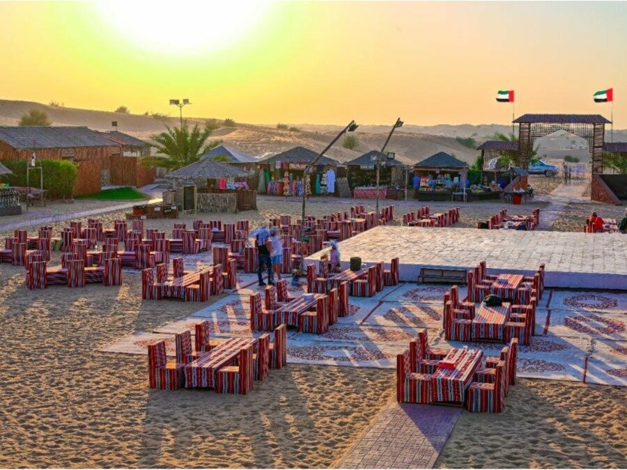 Kamp alanları Al Marjan Desert Camp, Dubai Emirliği, foto