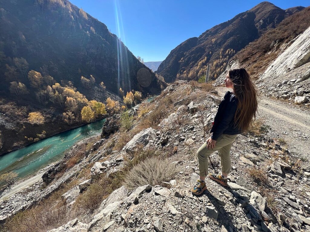 Turistik yerler Kora Gorge, Zhetysu ili, foto