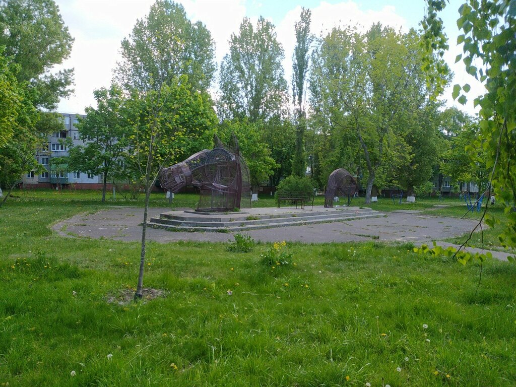 Dekorasyon ve süsleme, onur panosu Арт-объект Конь, Gomel, foto