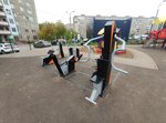 Sports ground (Republic of Bashkortostan, Ufa, zhiloy rayon Zelyonaya Roshcha, mikrorayon Belorechenskiy), spor alanı  Ufa'dan