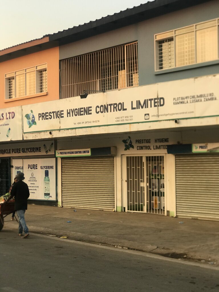 Kuru temizlemeciler Prestige Hygiene Control Ltd., Lusaka, foto