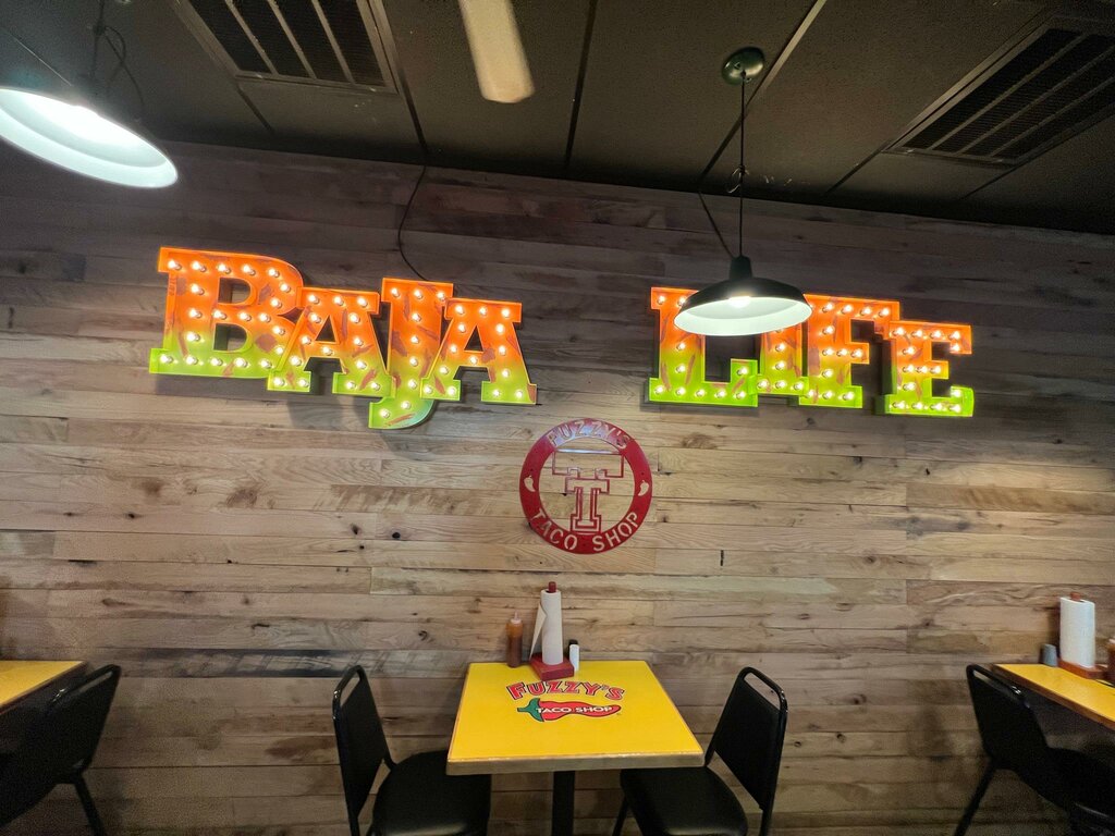 Restoran Fuzzy's Taco Shop, Lubbock, foto
