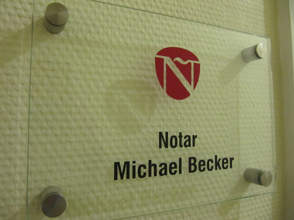 Noterler Notar Michael Becker, Dresden, foto