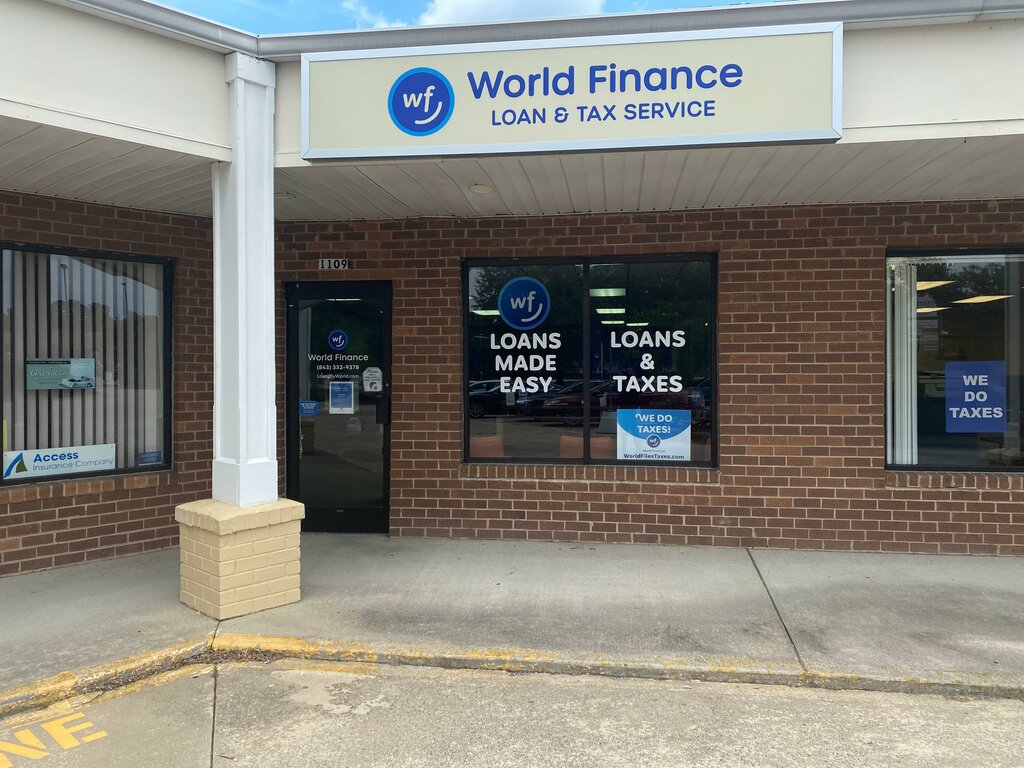 Kredi komisyoncuları World Finance, Güney Carolina, foto