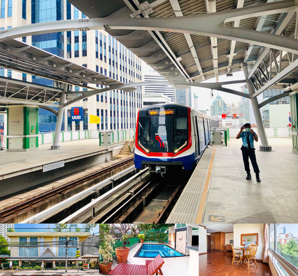 Metro istasyonu Nana BTS station, Bangkok, foto