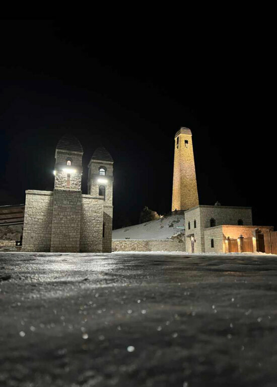 Turistik yerler Башни Пешхо, Çeçen Cumhuriyeti, foto