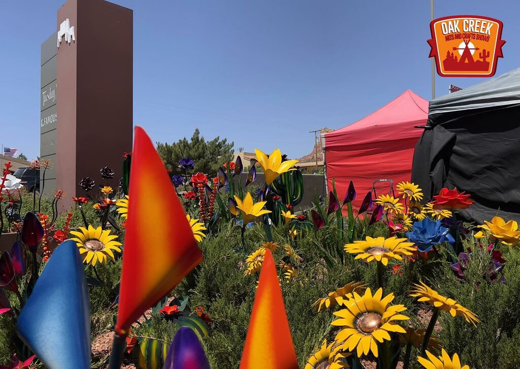Hobi, elişi için ürünler Oak Creek Arts and Crafts Shows, Arizona Eyaleti, foto