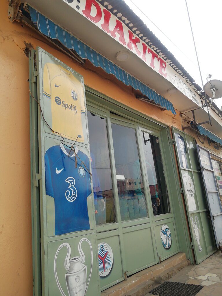 Giyim mağazası Diakite, Brazzaville, foto