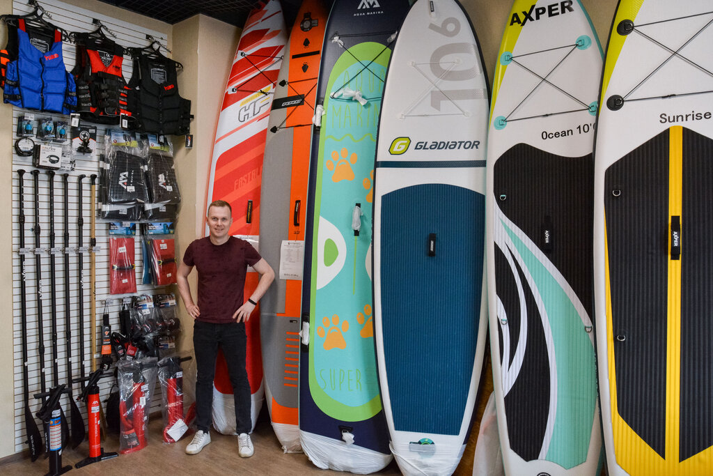 Kürek sörfü Sup Boards, Saint‑Petersburg, foto