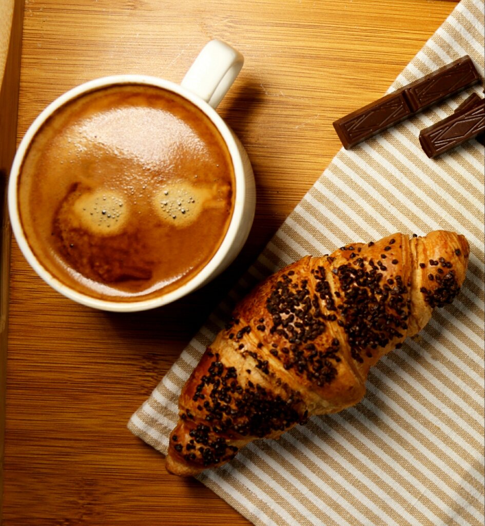 Kahve dükkanları Vkus' Coffee, Moskova, foto
