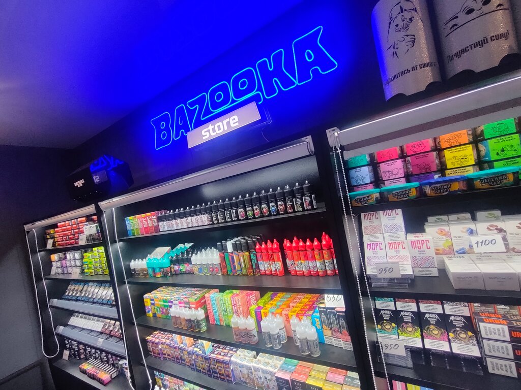 Tütün, sigara mağazaları Bazooka Store, Nijni Novgorod, foto