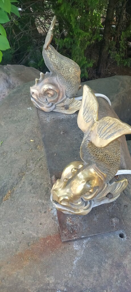 Park, sokak heykeli Рыбки, Moskova, foto