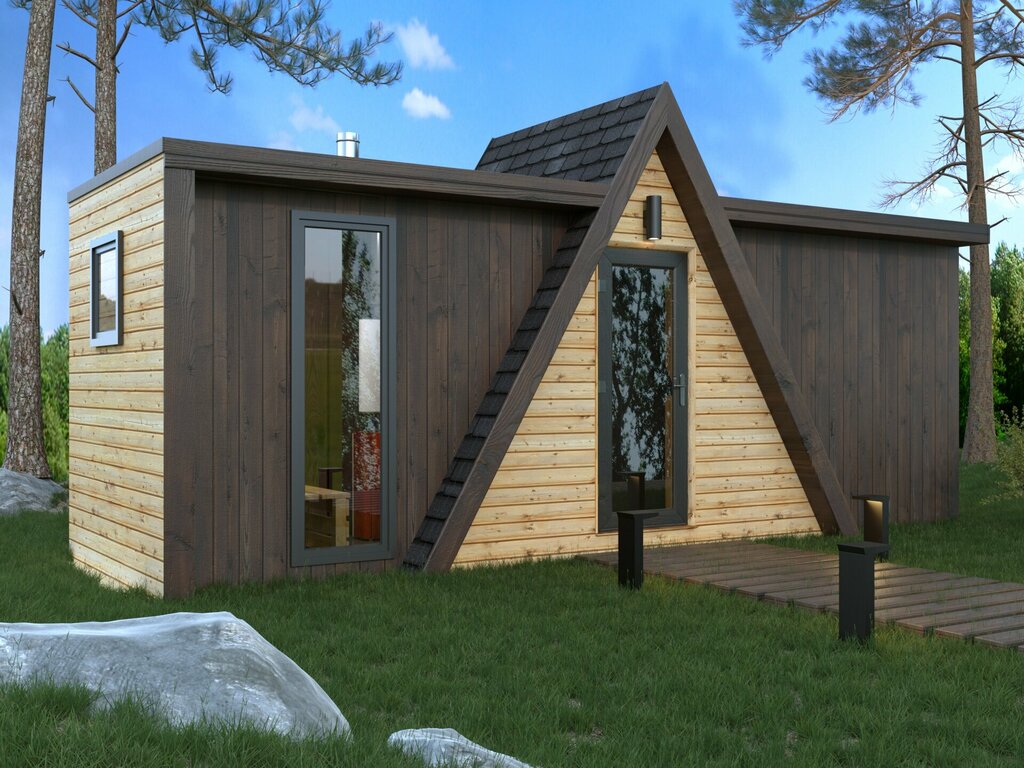 Hamam ve sauna inşaatı Lukomorie, Ufa, foto