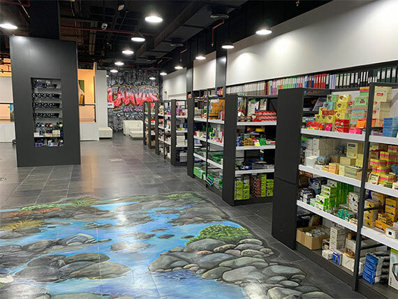 Hobi, elişi için ürünler Canvas Art Store, Dubai, foto