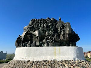 Исход и возвращение (Republic of Kalmykia, Elista, Vostochny rayon), park, sokak heykeli  Elista'dan