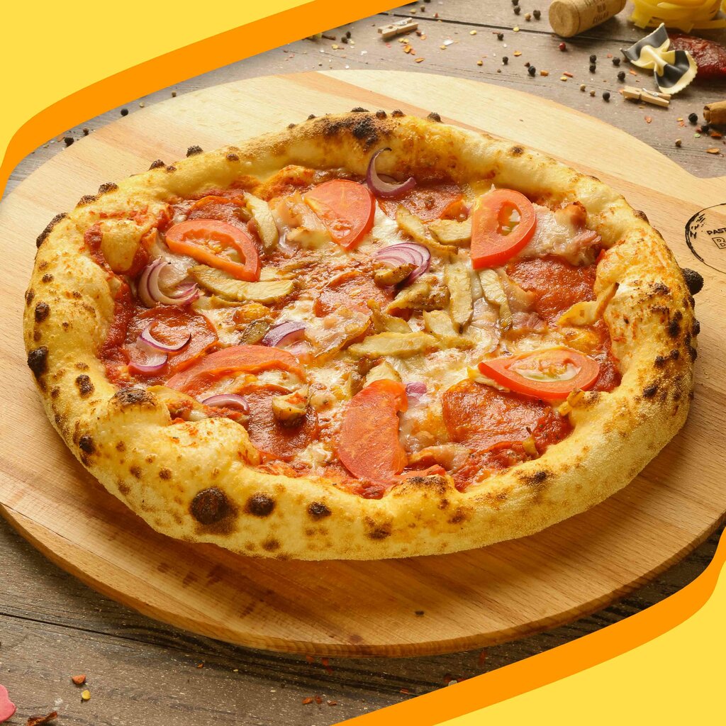 Pizzacılar Bob's Pizza, Moskova, foto