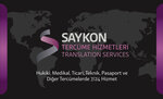 Saykon Tercüme Hizmetleri (Merkez Mah., Serhat Sok., No:2, Gaziosmanpaşa, İstanbul), tercüme büroları  İstanbul'dan