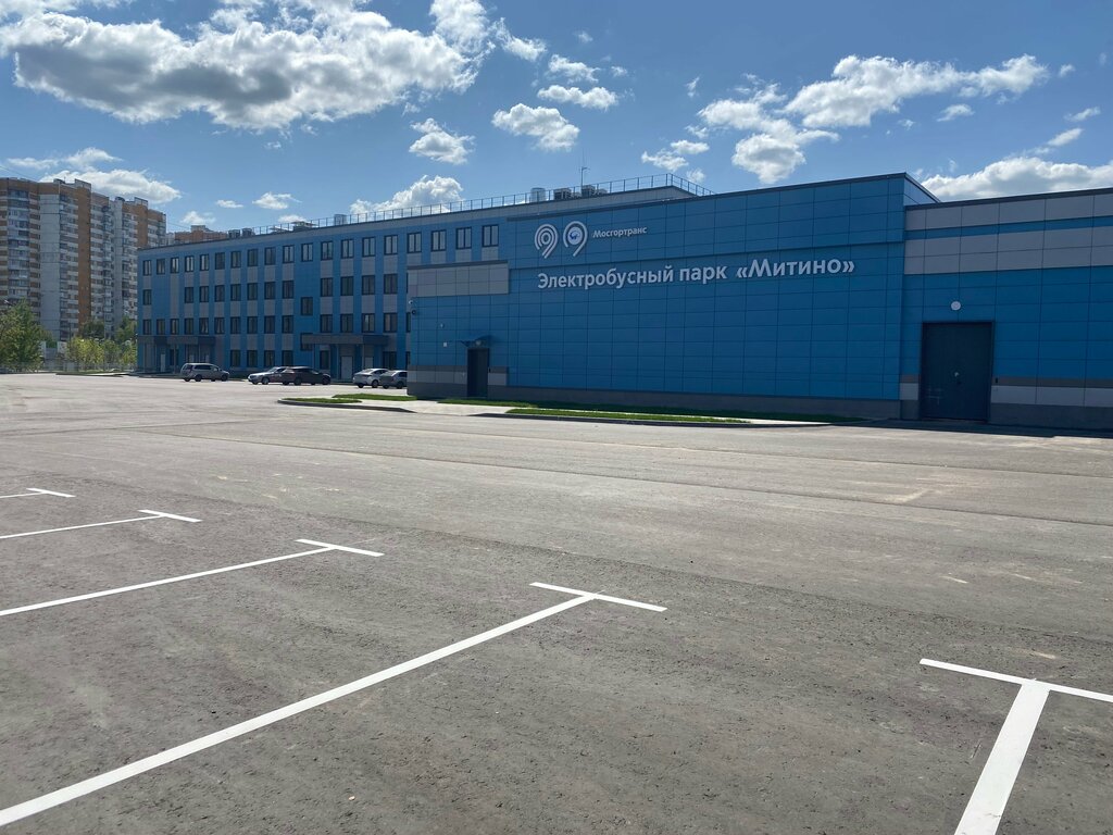 Otobüs park yerleri Мосгортранс, филиал Северо-западный, эксплуатационная площадка Митино, Moskova, foto