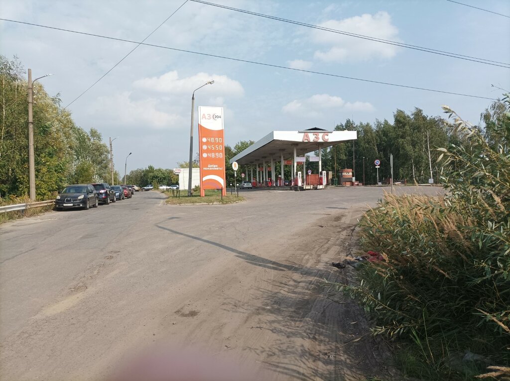 Benzin istasyonu Lukoil, Nijni Novgorod, foto