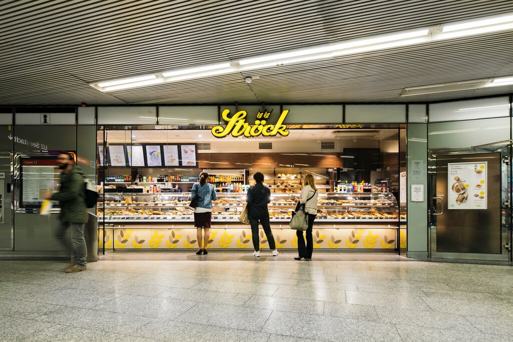 Ekmek fırını Ströck - Volkstheater U-Bahn, Viyana, foto