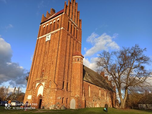 Protestan kilisesi Kirche Allenburg, Kaliningradskaya oblastı, foto
