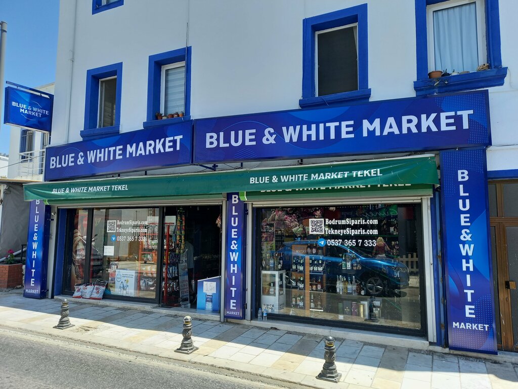 Alkollü içecekler Blue & White Market Bodrum Sipariş, Bodrum, foto