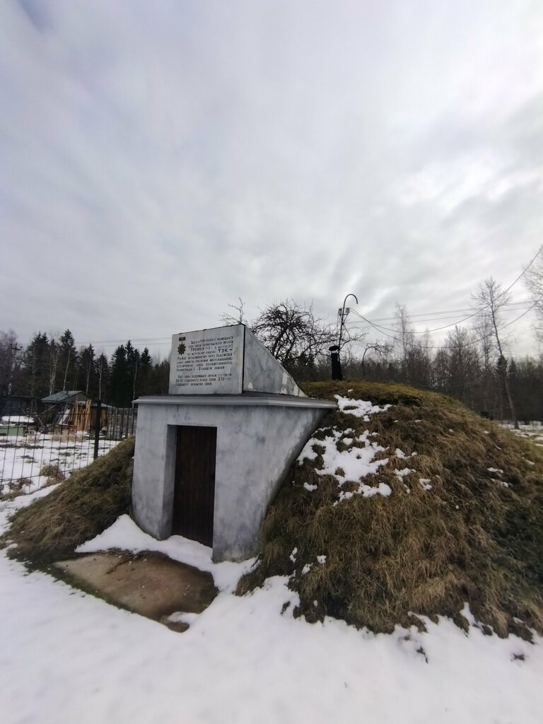 Anıt, heykel Блиндаж в Ваганово, Saint‑Petersburg ve Leningradskaya oblastı, foto