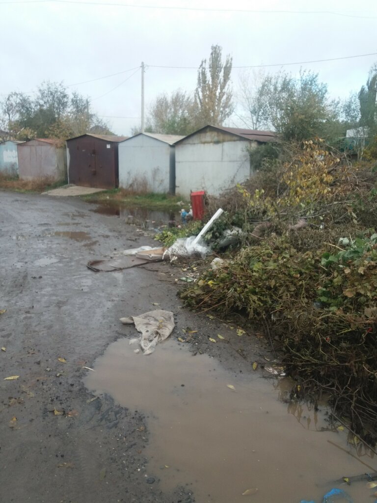 Çöp alanları Trash and garbage disposal area, Astrahan, foto