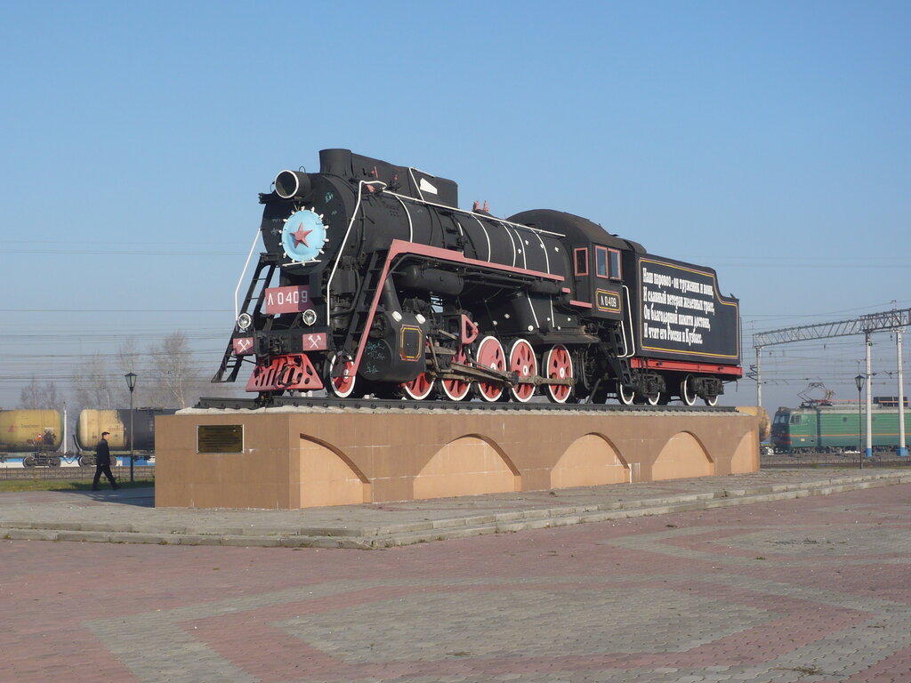 Teknoloji anıtı Паровоз Л, Anjero‑Sudjensk, foto