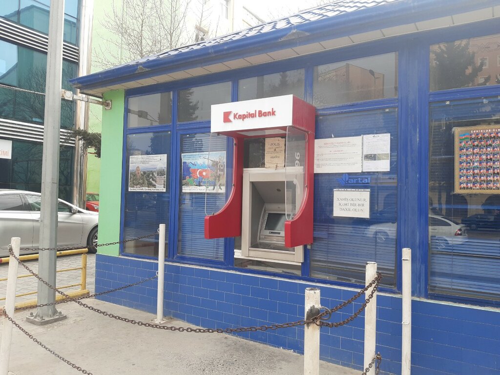 ATM'ler Kapital Bank, bankomat, Sumgayıt, foto