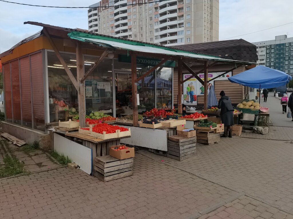Gıda pazarı Овощи и фрукты, Saint‑Petersburg ve Leningradskaya oblastı, foto