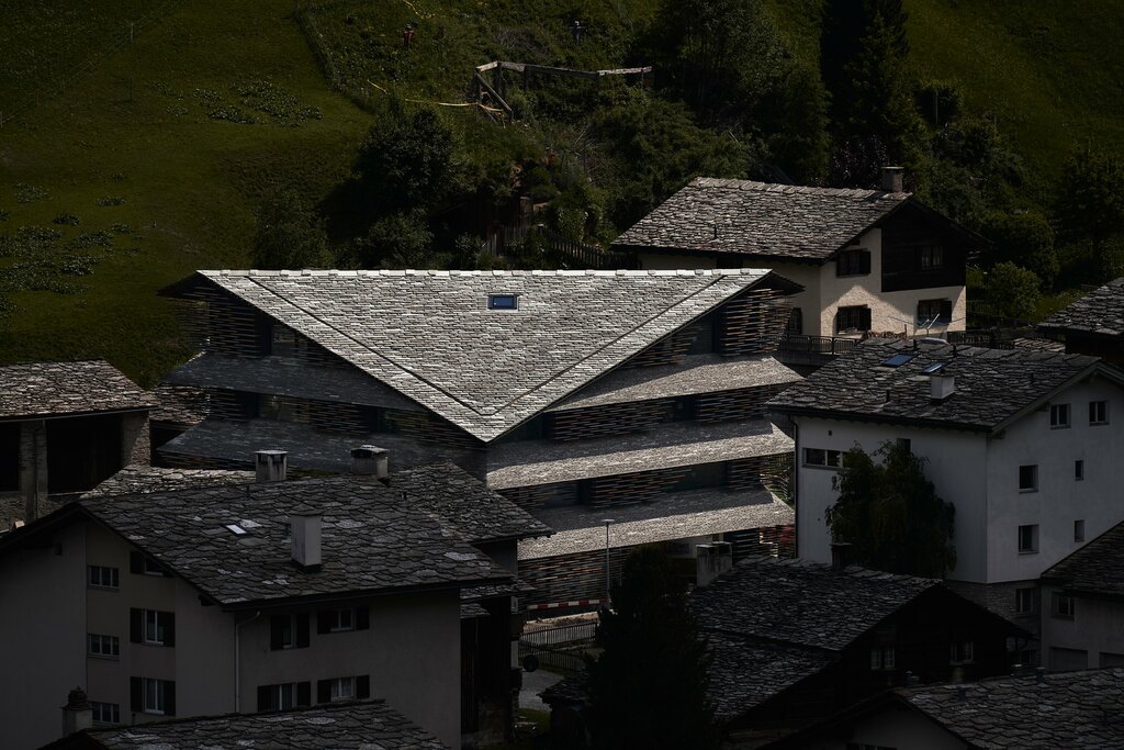 i̇nşaat malzemeleri toptan Truffer AG - Valser Stein, Graubunden, foto
