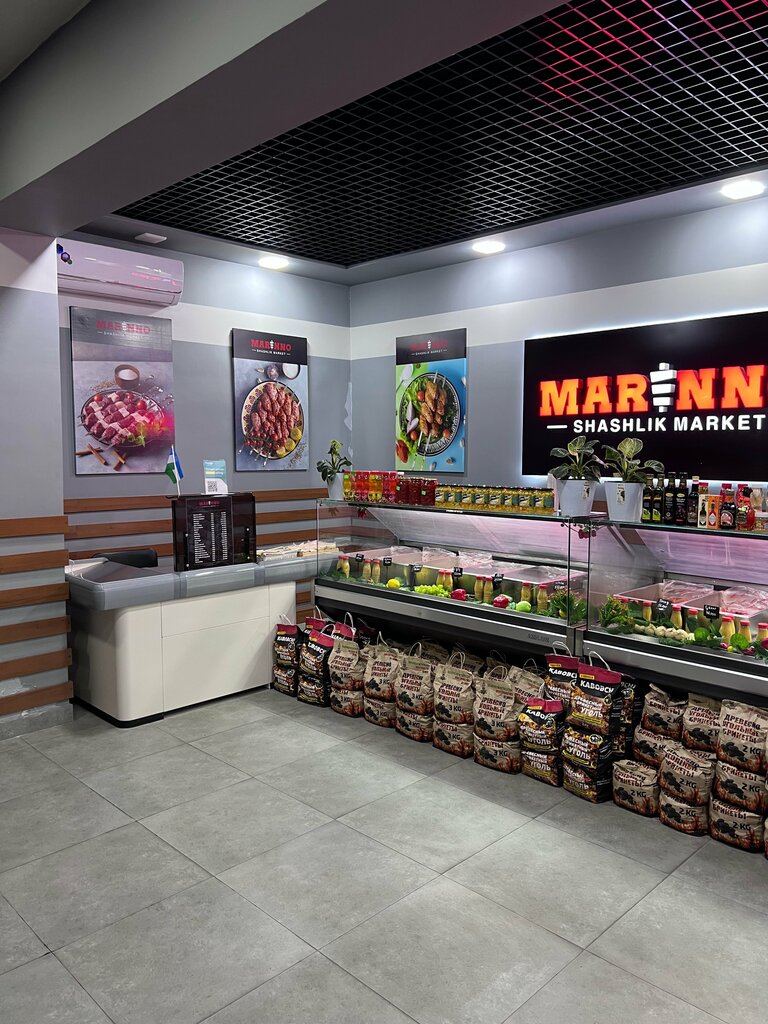 Kasap, şarküteri Shashlik Market Marinno, Taşkent, foto