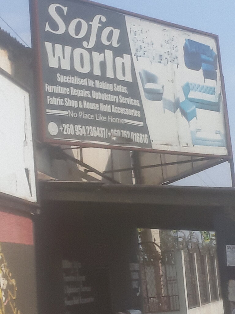 Koltuk takımı mağazaları Sofa World, Lusaka, foto