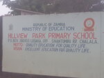 Hillview Park Primary School (Lusaka, Rockfield), i̇lkokul  Lusaka'dan