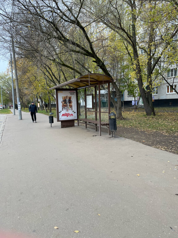 Toplu taşıma durağı MCD Rabochiy Posyolok, Moskova, foto