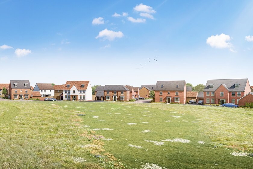 Arazi dizisi David Wilson Homes - The Nurseries, İngiltere, foto