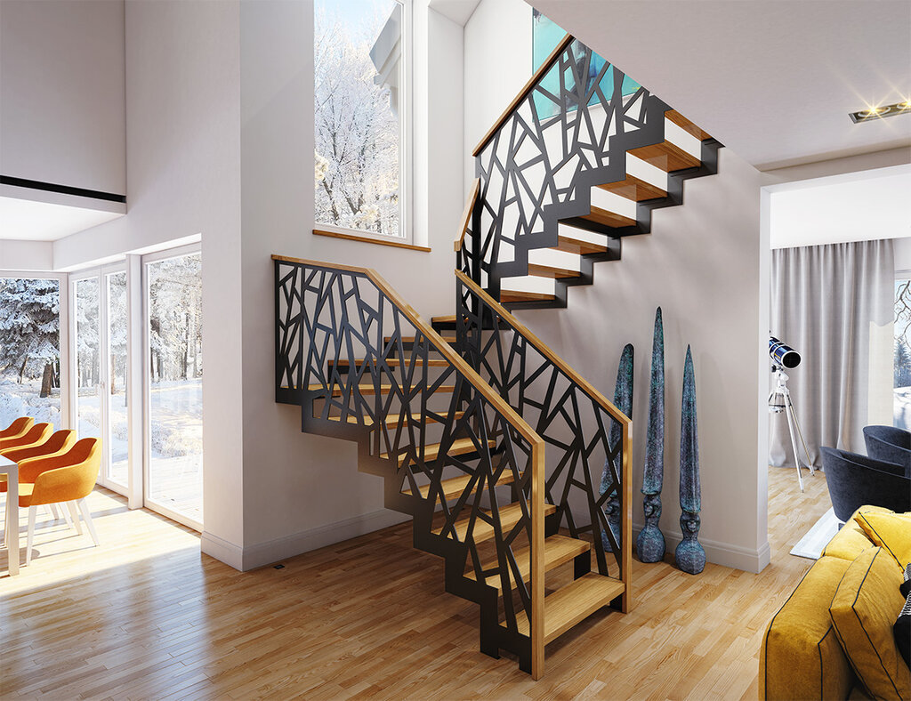 Merdiven ve korkuluklar Modern Stairs, Yekaterinburg, foto