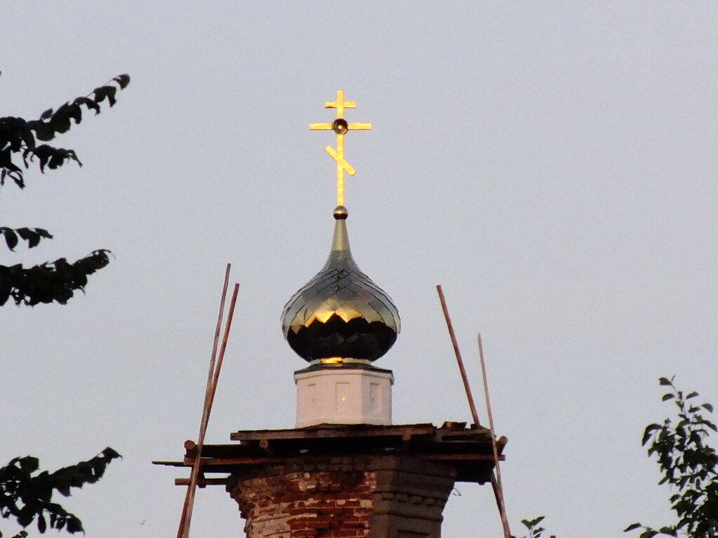 Ortodoks kiliseleri Tserkov Blagoveshcheniya Presvyatoy Bogoroditsy V Igrishchakh, İvanovskaya oblastı, foto