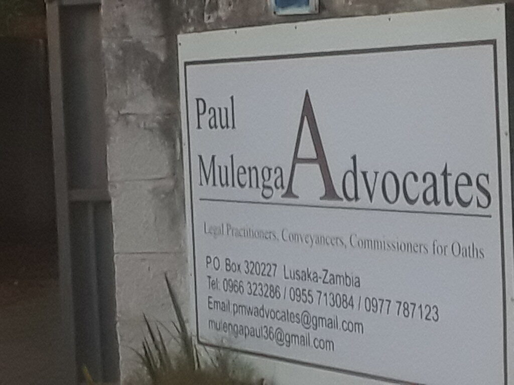 Avukatlar Mulenga advocate, Lusaka, foto