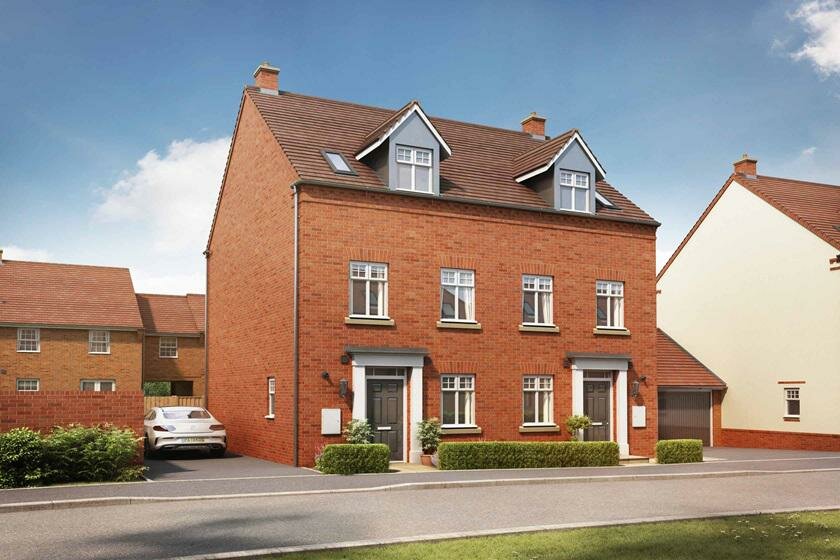 Arazi dizisi David Wilson Homes at St Rumbold's Fields, İngiltere, foto
