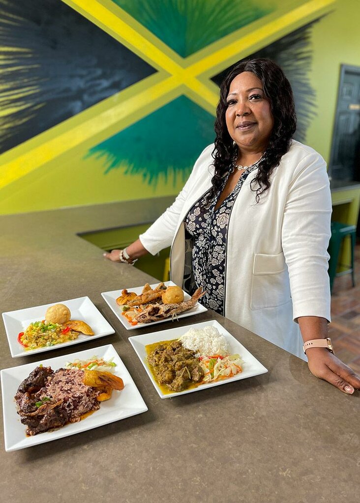 Restoran Porter's House Jamaican Restaurant in the Market, Harrisburg, foto