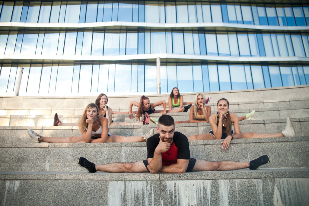 Stretching Shpagat studio flexibility, Minsk, foto