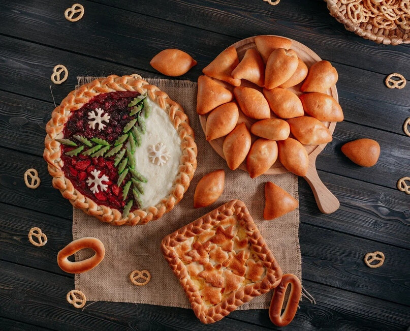 Ekmek fırını Isakogorskij hleb, Arhangelsk, foto