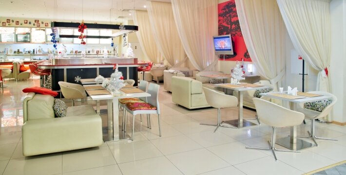 Suşi restoranı Sinor Sushini v TRTs Vegas, Moskova ve Moskovskaya oblastı, foto