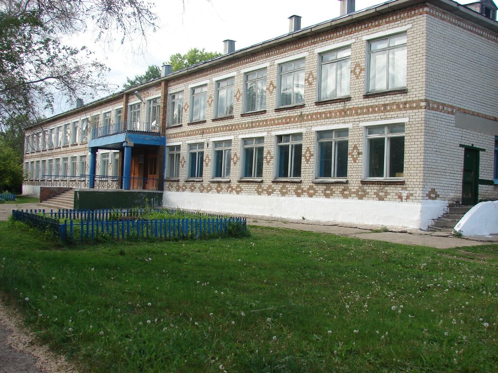 Ortaokul Shkola s. Verkhneye Sancheleyevo Mou, Samarskaya oblastı, foto