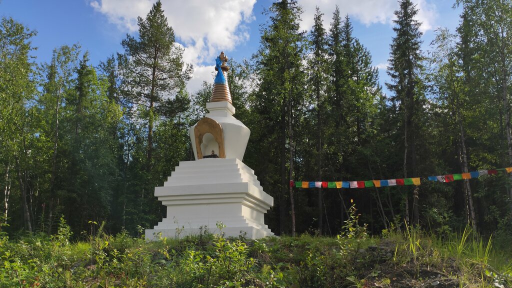 Turistik yerler Буддийская ступа, Murmanskaya oblastı, foto